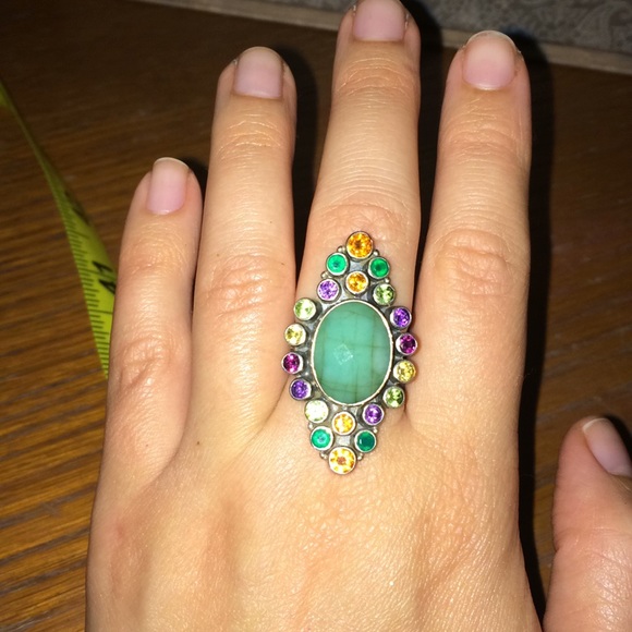 Nicky Butler | Jewelry | Gorgeous Multi Gemstone Sterling Silver Ring ...